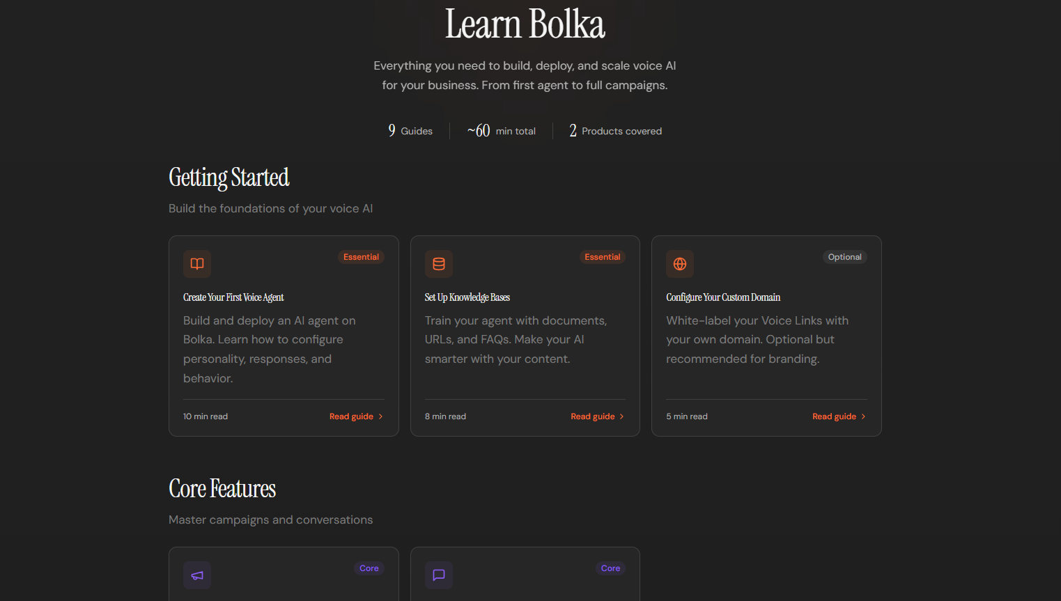 Bolka Documentation | Voice AI Setup & API Guides